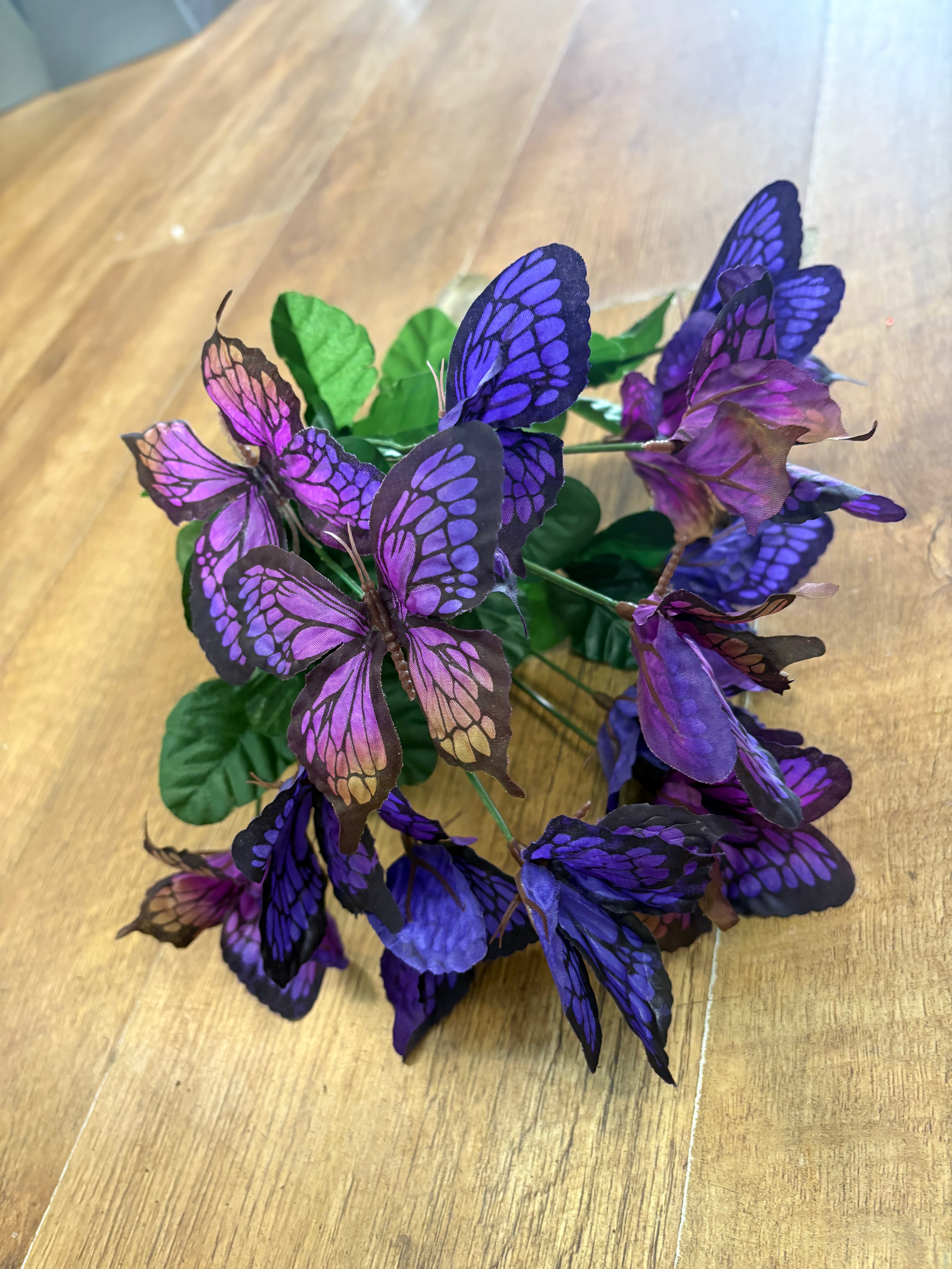 Big bunch of purple and magenta butterflies – The Artificial Flower Shop